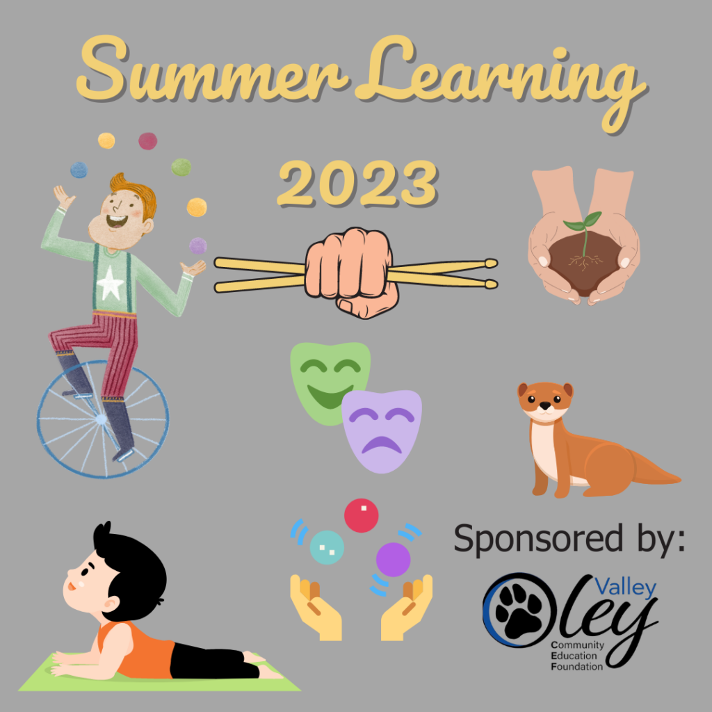 Summer Learning 2023 | oleyvalleylibrary.com